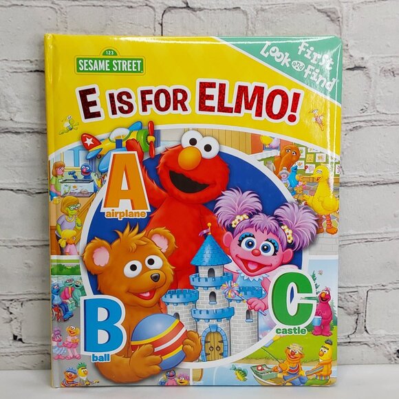 Sesame Street | Toys | First Look Find Big Book Sesame Street E Is For ...